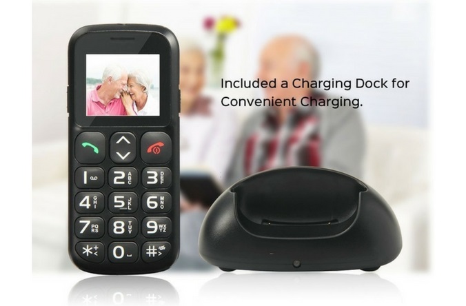 Easy to use large button cell phones for the elderly